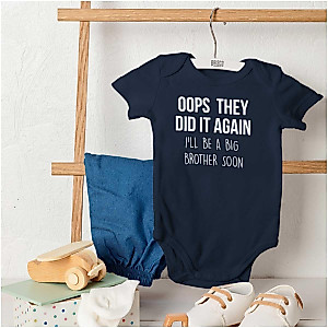 Brisco Brands Funny Big Brother Baby Announcement Baby Bodysuit Jumper Boys