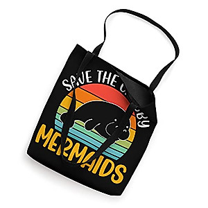 Save The Chubby Sea Cow Mermaids Manatee Floaty Potatoes Tote Bag