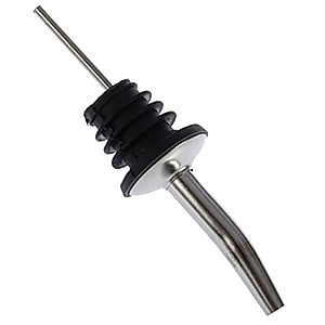 JBtek (12 Pack) Stainless Steel Classic Bottle Pourers w/Tapered Spout