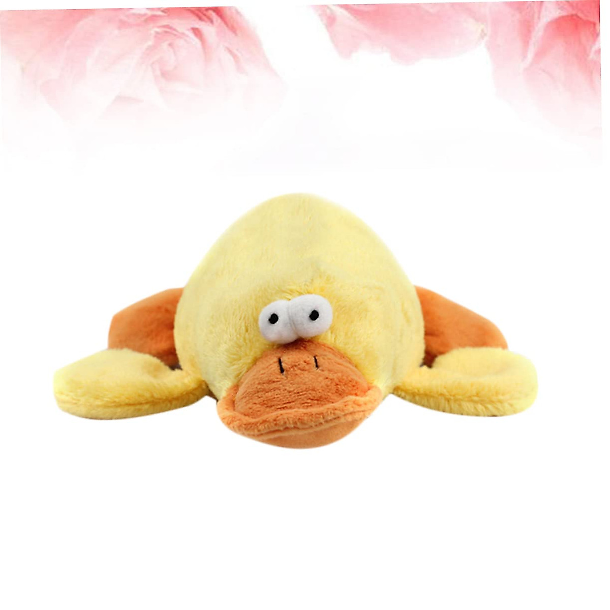 Mipcase Pet Chew Toy Puppy Big Doll - Dog Creative Chicken Funny Toy Playing Dogs Toys Chew Squeaky for Mouth Yellow Medium Sound Bb Pet Teething Bite Plush Small Dog Toys