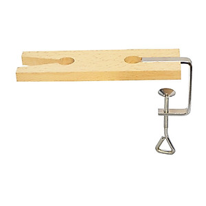 Bench Pin Clamp V-Slot C-Clamp Mount On Table Workbench Jewelers Tool