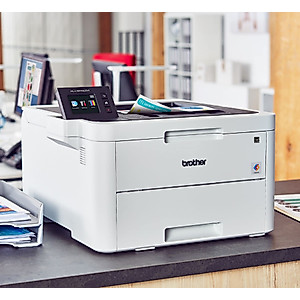 Brother HL-L32 70CDW Wireless Color Laser Printer, 2.7” Color Touch, 25ppm, up to 600 x 2400 dpi, Automatic Duplex (2-Sided), Durlyfish