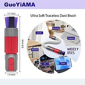 Dyson Gen5 V15 V12 V11 V10 V7 V8 Replacement Attachments for Dyson Cordless V15 V12 V11 V10 V7 V8 Brushes Extension Hose Mattress Brush Crevice Accessories Kit