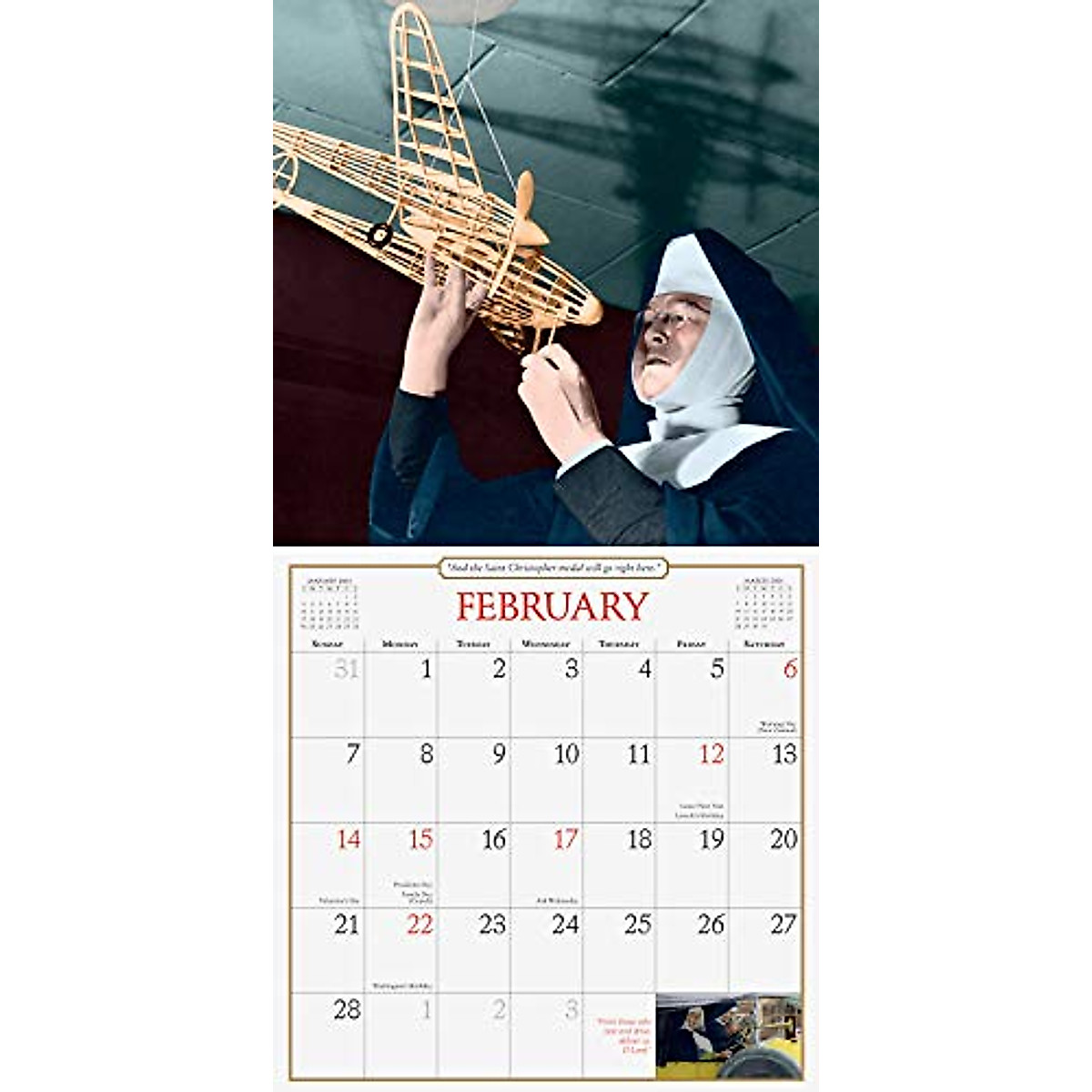 Nuns Having Fun Wall Calendar 2021