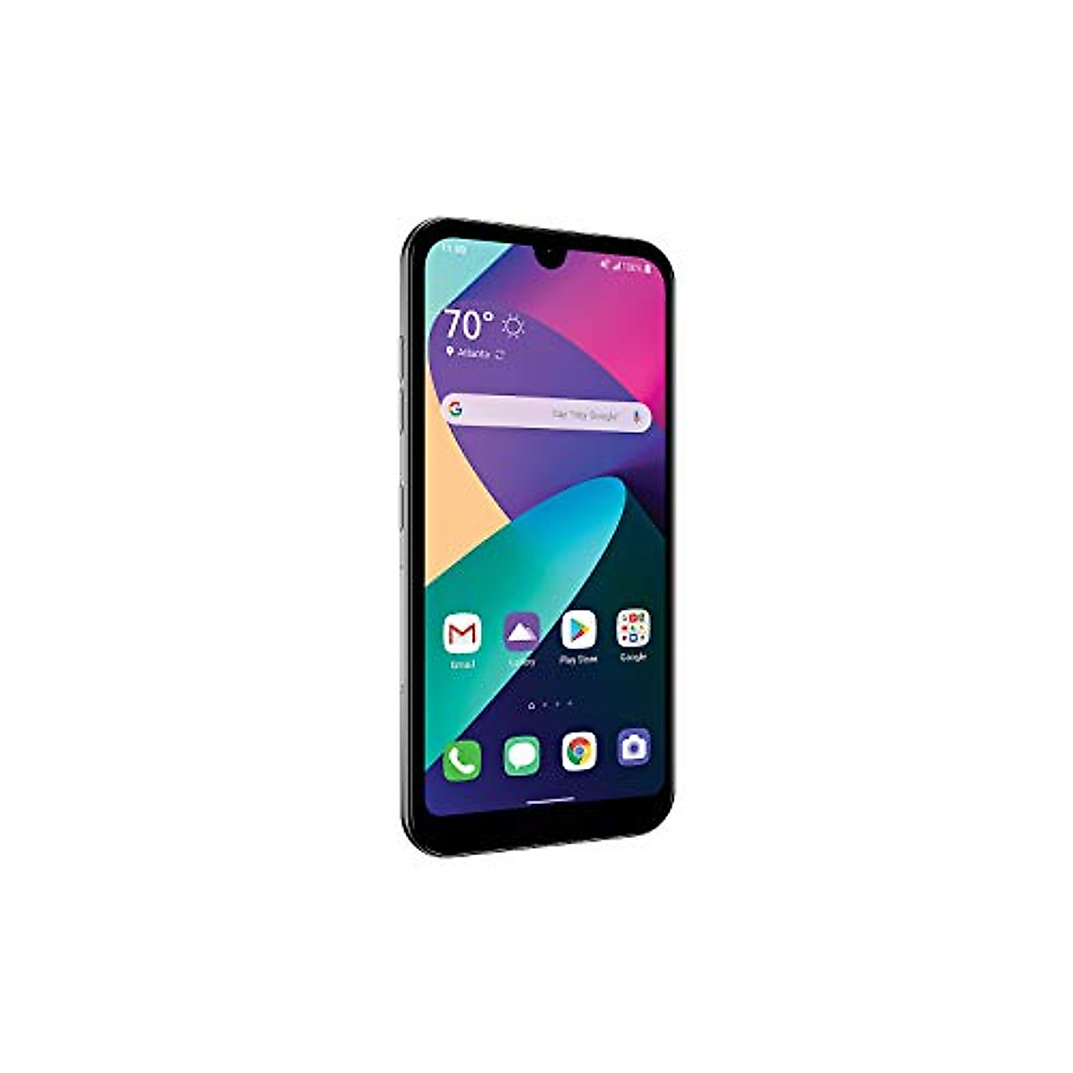 LG Phoenix 5, 5.7-inch HD+ Display, (16GB, 2GB RAM), 13 MP+Wide 5 MP Dual Cameras, 3000mAh Battery, Android Q, 4G LTE, GSM Unlocked Smartphone (AT&T, T-Mobile, Metro, Cricket) - Silver (Renewed)