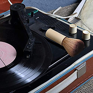 Vinyl Record Cleaner Brush Turntable Vinyl Record LP Cleaning Anti-Static Brush Cleaner for LP CD Vinyl Records