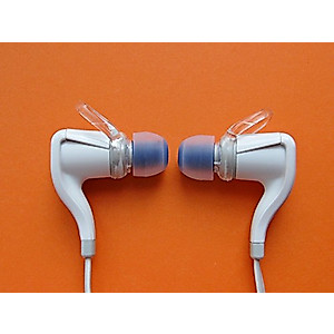 8pcs (CL-BL)- Medium (M) Replacement Set Earbuds Eartips Compatible with Plantronics Backbeat Go 2 Earphones Headphones