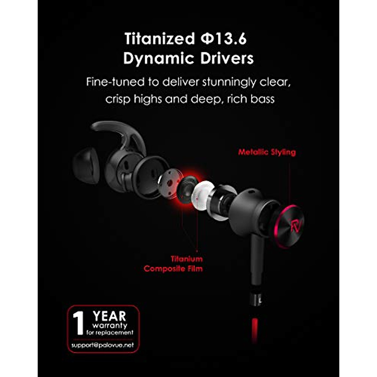 PALOVUE Lightning Earphones with Mircrophone Headphones Earbuds for Sports Workout MFi Certified Noise Isolation Compatible iPhone 14 13 12 11 Pro Max iPhone X XS Max XR iPhone 8 P 7 P NeoFlow Black