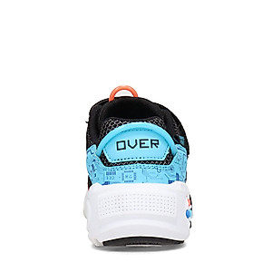 Skechers Gametronix Sneaker, Black/Multi, 3.5 US Unisex Big Kid