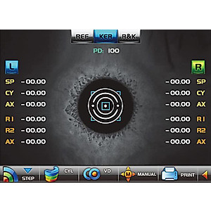 Aist Optics Auto Refractor Refractometer with Keratometer Optical Optometry Machine FA-6500K, White