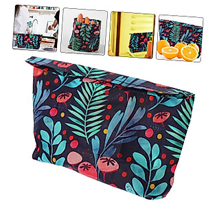 SHOWERORO Reusable Beeswax Food Washable Cotton Produce for Food Storage Beeswax Wrap Container for Fruits Vegetables and Snacks Reusable Beeswax Storage Solution