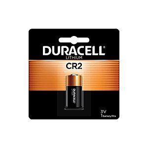 Duracell DLCR2BPK Ultra High Power Lithium Battery, CR2, 3V, 1/EA