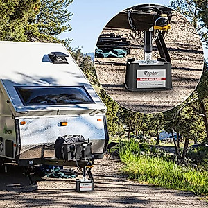 Rophor Trailer Jack Block, New Version RV Camper Blocks for Travel Trailer 5th Wheels and More, Up to 15,000 lbs, Use for Any Tongue Jack, Post, Foot, 5th Hydraulic Jack or Scissor Stabilizer
