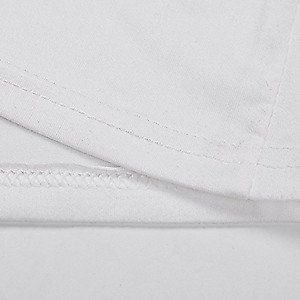 YOMXL Men's Striped T-Shirt, Cotton Tops Casual O-Neck Short Sleeve Tee Shirts Classic T-Shirt Blue