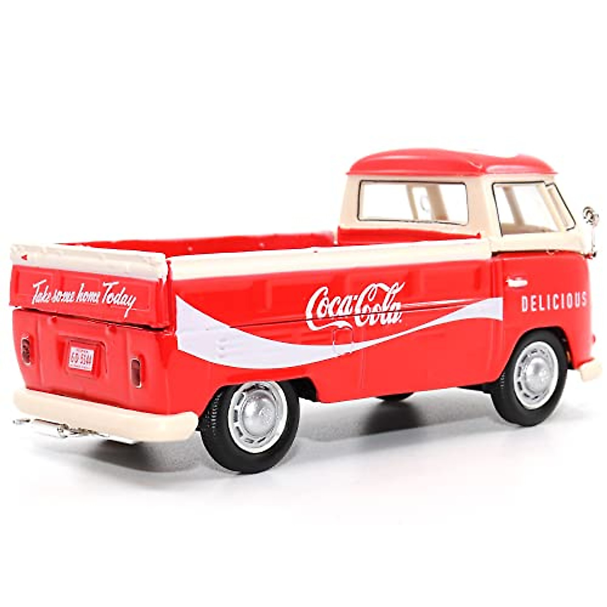 1:43 Scale 1962 Volkswagen T1 Pickup Red/White