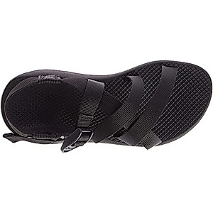 Chaco womens BANDED Z CLOUD Sport Sandal, SOLID BLACK, 8 M US