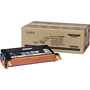 Xerox Phaser 6180/6180 MFP Yellow High Capacity Toner Cartridge (6,000 Pages) - 113R00725