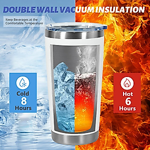 Icesip 20oz Funny Retirement Tumbler - Leakproof Stainless Steel Cup with Lid & Straw - Best Retirement Gift for Women, Men, Coworkers, Boss, Nurses, Doctors, Mom, Grandma
