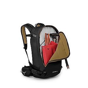 Osprey Soelden 32L Ski and Snowboard Backpack, Black, One Size