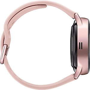 SAMSUNG Galaxy Watch Active2 (Silicon Strap + Aluminum Bezel) Bluetooth - International (Pink Gold, R830-40mm)