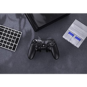 Sonicon Wireless Elite Controller w/ 4 Remappable Back Paddles, Customized Modded Gaming Controller Compatible for PS4, PC, Switch, Raspberry Pi Retropie Emulators