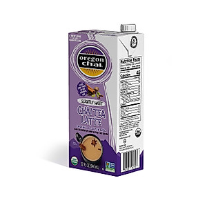 Oregon Chai Slightly Sweet Chai Concentrate, 32 Fluid Ounce (Pack of 6)