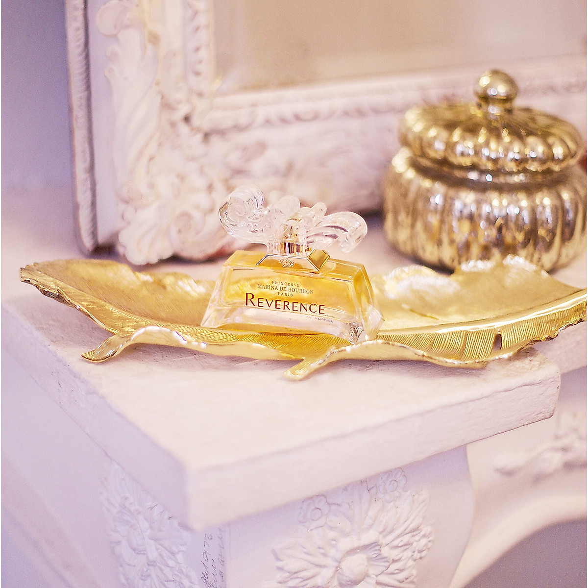 Reverence by Princesse Marina de Bourbon | Eau de Parfum Spray | Fragrance for Women | Sweet Floral Scent with Notes of Spicy Pepper, Rose, and Musk | 100 mL / 3.3 fl oz