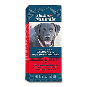 Alaska Naturals Wild Alaska Salmon Oil Food Topper for Dogs