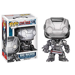 POP Marvel: Captain America 3: Civil War - War Machine Funko Pop! Vinyl Figure (Bundled with Compatible Pop Box Protector Case), Multicolored, 3.75 inches