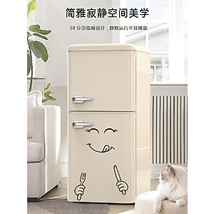 Auswalar 4 Sheets Funny Wheelie Bin Stickers, Self Adhesive Cartoon Expressions, for Wheelie Bins Dustbin Stickers Eyes and Mouth Self Adhesive Decorative Wall Stickers