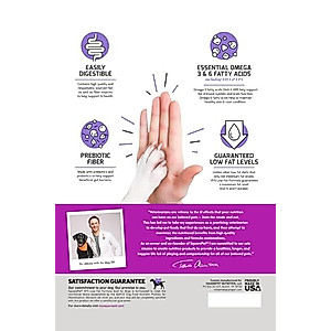 SquarePet Veterinarian Formulated Solutions Low Fat Content Lean Whitefish, Highly Digestible, Dry Dog Food 22lbs