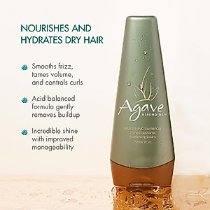Agave Healing Oil - Smoothing Shampoo - Moisturizes Hair - 8.5 Fl Oz (Pack of 1)