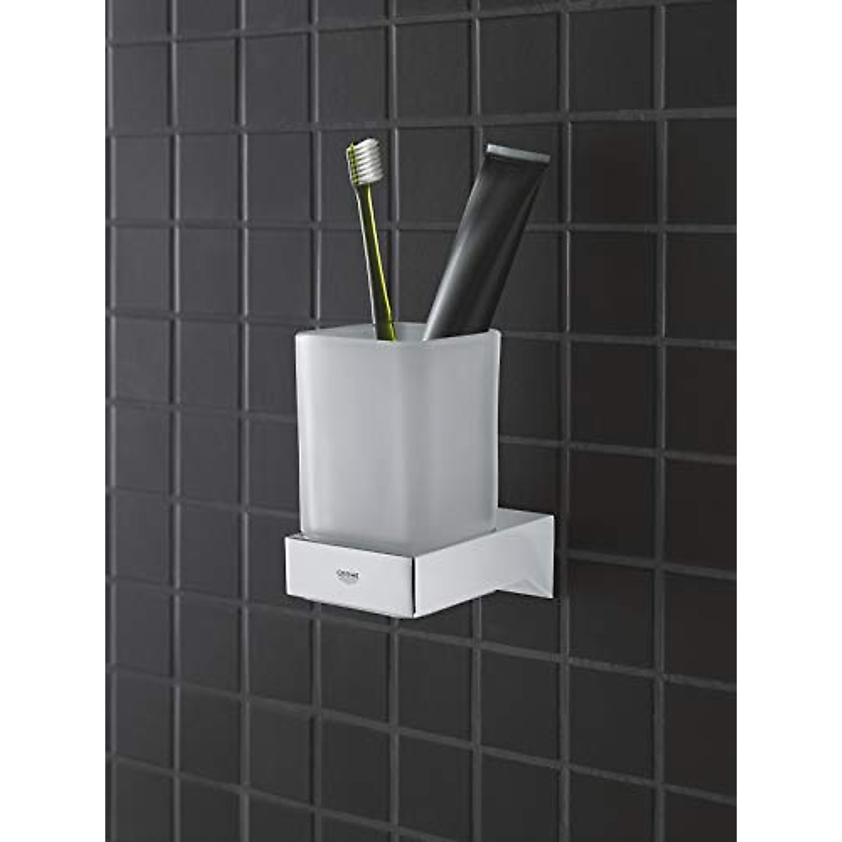 Grohe 40865000 Selection Cube Holder, Starlight Chrome