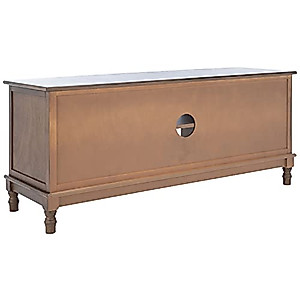 SAFAVIEH Home Collection Magnolia Brown 2-Door 2-Shelf Media Stand (up to 55-inch Flat Screen TV)