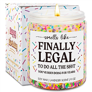 GSPY 21st Birthday Candles - 21st Birthday Gifts for Her, Him - Cool 21st Birthday Gifts, Gifts for 21st Birthday Female, Male - 21 Year Old Birthday Gifts for Girl, Boy, Daughter, Friend, Son