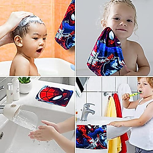 30 X 30cm Unisex One Size Spiderman Cotton Towel Avengers Cartoon Face Cloth Towel