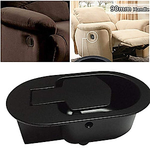 AnHuaYK Aluminum Alloy Black Switch Spring Cable, Sofa and Chair Matching Furniture Hardware Accessories Durable Recliner Repair Setï¼ˆblackï¼‰