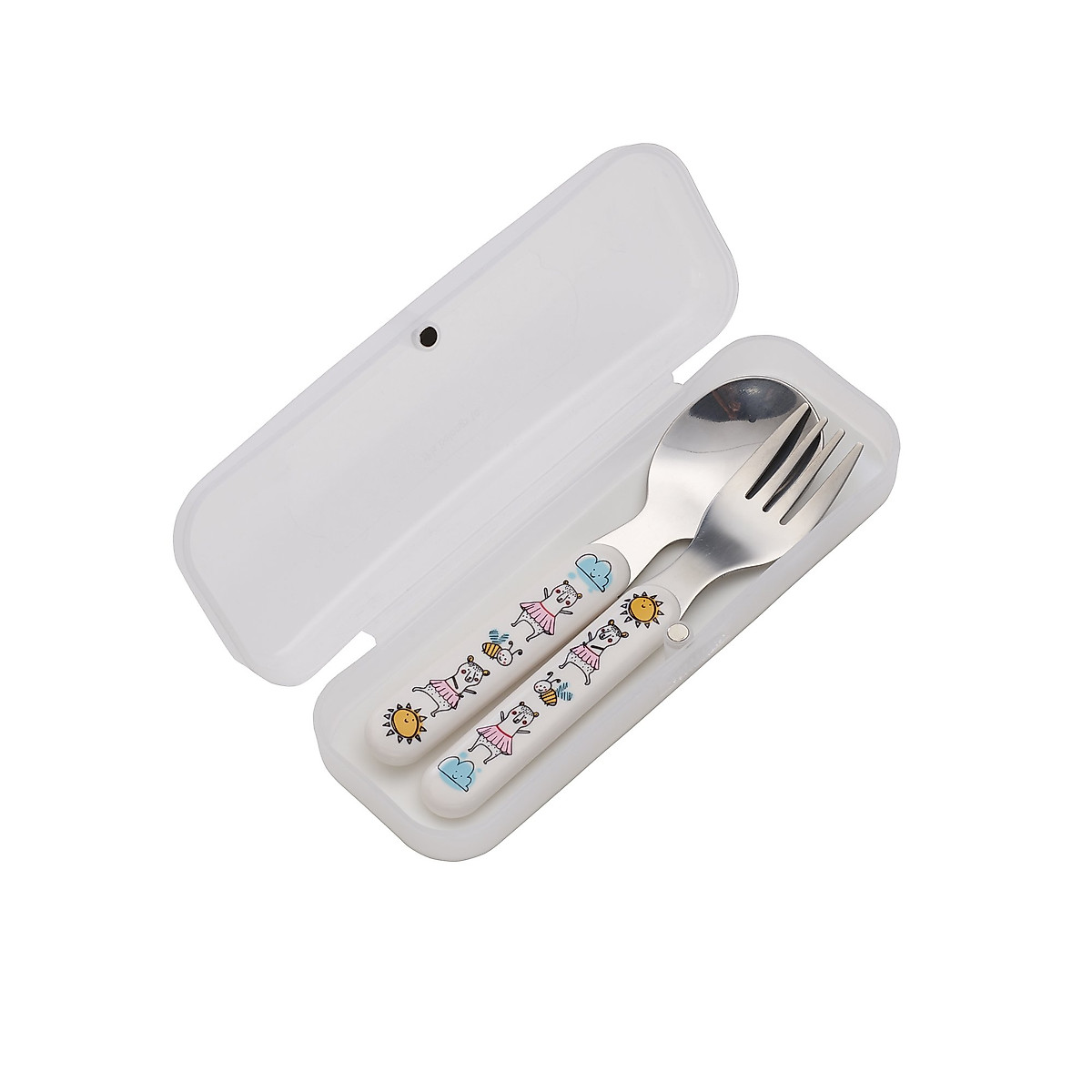 SugarBooger Silverware Set, Clementine The Bear