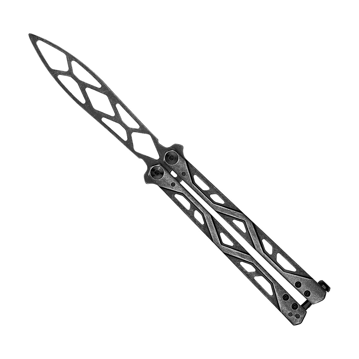 Kershaw Balanza Trainer, Butterfly Knife with Blunt Blade, Rounded Tip,black