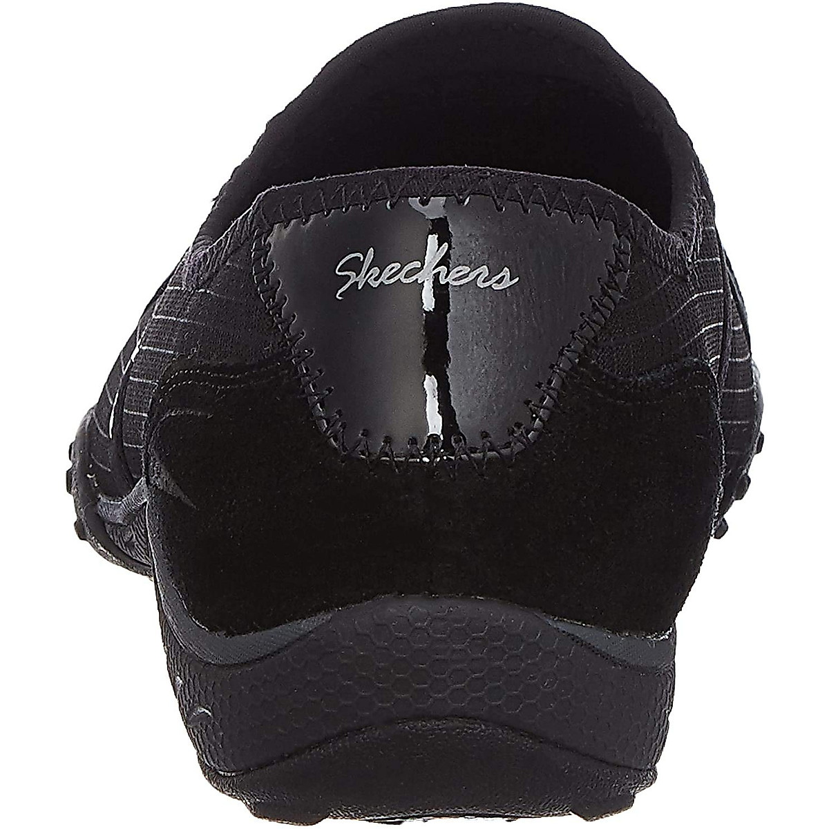 Skechers Sport Women's Breathe Easy Allure Fashion Sneaker,Black,10 M US