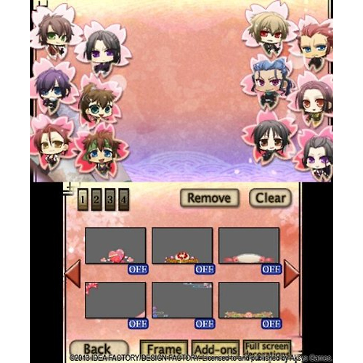 Hakuoki: Memories of the Shinsengumi - Nintendo 3DS