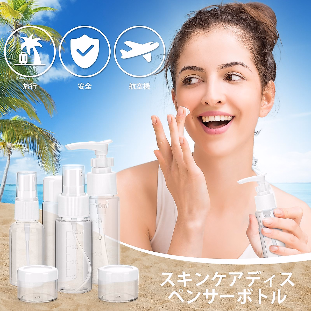 Noideeer 18 Pcs Travel Bottles Set for Toiletries, TSA Approved Travel Size Containers with Bandage Silicone Squeezable for Shampoo Conditioner Lotion Body Wash (Multicolour+Yellow Bag)