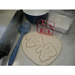 INSPIRED BY NUMBER 23 BASKETBALL LEGEND COOKIE CUTTER MADE IN USA PR4462