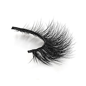 3D False Eyelashes Extensions 3 Pairs Long Lashes Strip with Volume for Women's Makeup Handmade Soft Fake Eyelash
