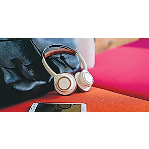 Plantronics Backbeat Sense Wireless Bluetooth Headphones with Mic - White (Renewed)