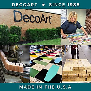 DecoArt Satin Enamels Acrylic Paint, 8 fl. oz. Jar, Moss Green (Pack of 1)