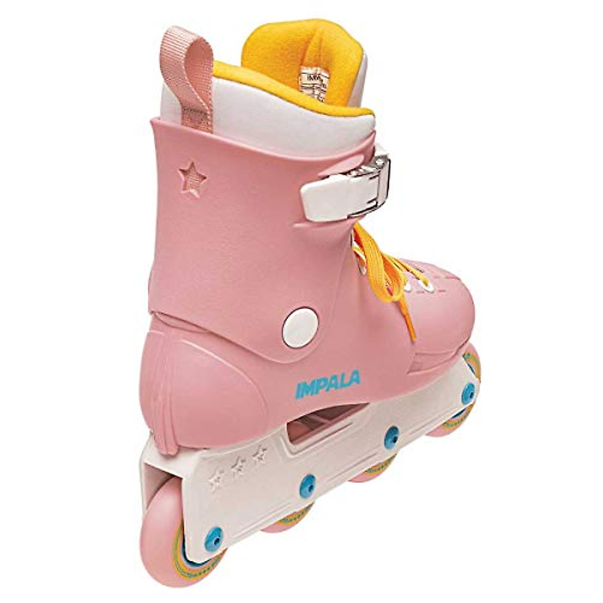 Impala Lightspeed Inline Skate (US 5 / EU 36 / UK 3, Pink/Yellow)