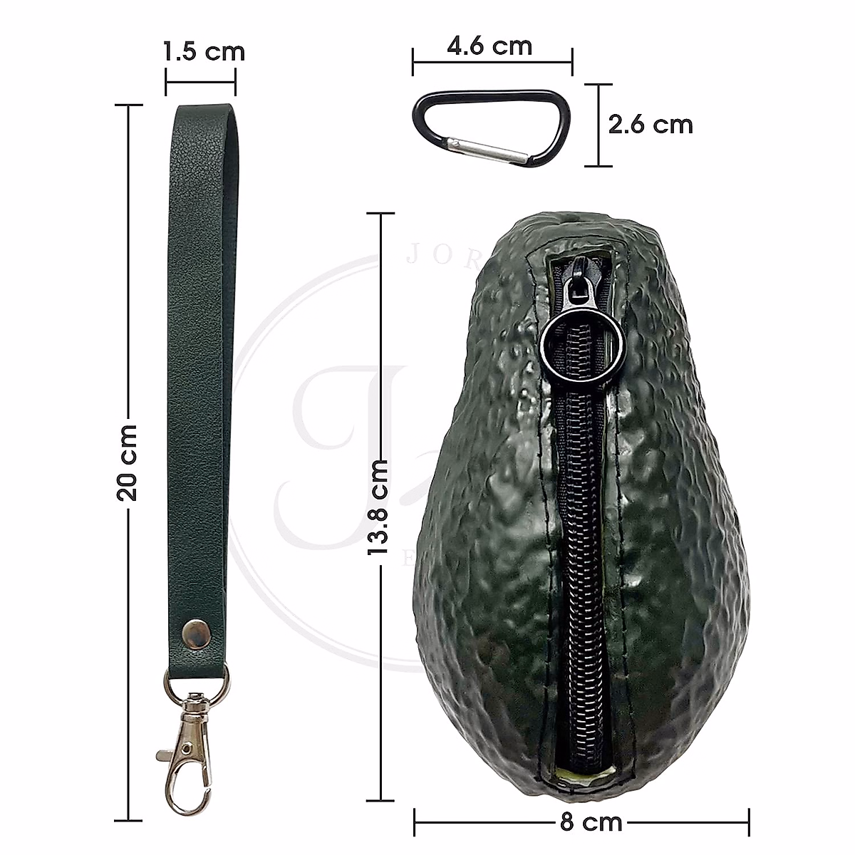 Avocado Coin Purse For Women/Avocado Gifts Wallet Purse Coin Pouch /Vegan Gifts or Keto Gifts Keychain /Novelty Purse Pouch Wristlet Wallets for Women/Avocado Stuff or Avocado Wallet Wristlet