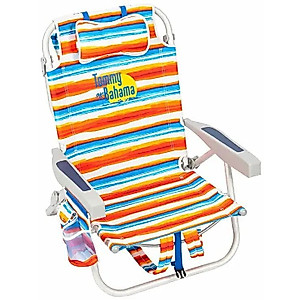 Tommy Bahama Backpack Beach Chair,Aluminum, (Sailfish and Palms)