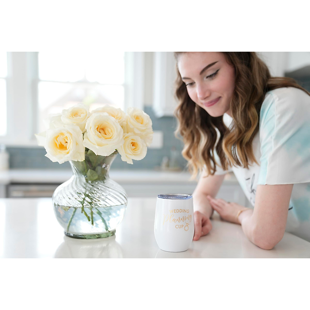 The Paisley Box Bride Cup - Wedding Planning Cup, Wedding Planning Glass, Bride Wine Tumbler, Gifts for Bride, Mrs Cup, Wedding Planning Gifts for Bride